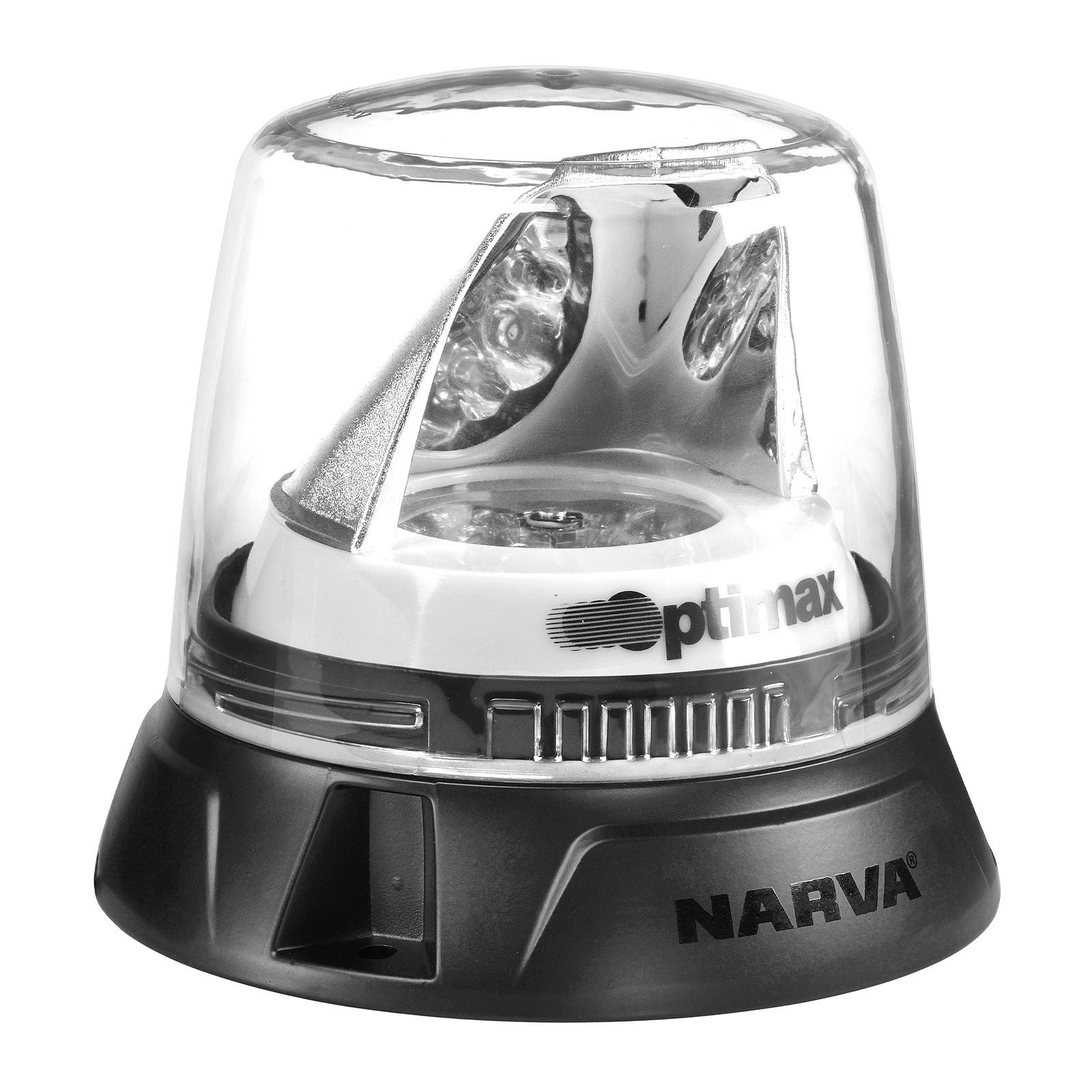 10-33V Optimax LED Rotating Beacon Flange (Amber/Green) - NARVA Part No ...