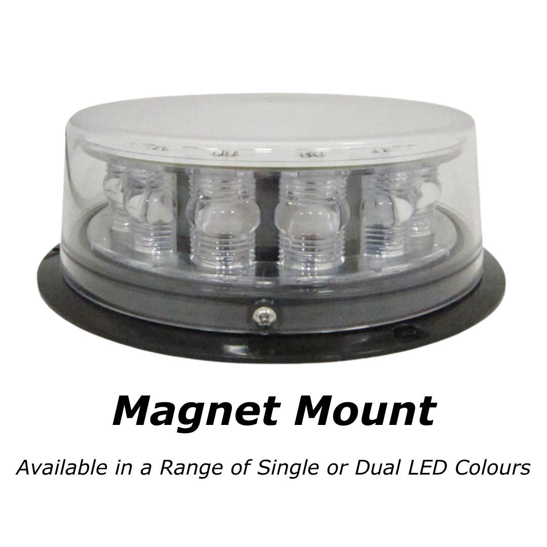 8EVP OZBEACON 18 LED Magnet Mount Beacon